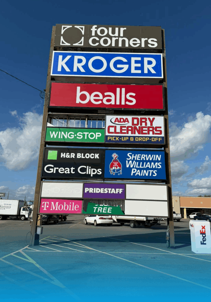 Multi-Tenant Pylon Signs - MSK Sign Company